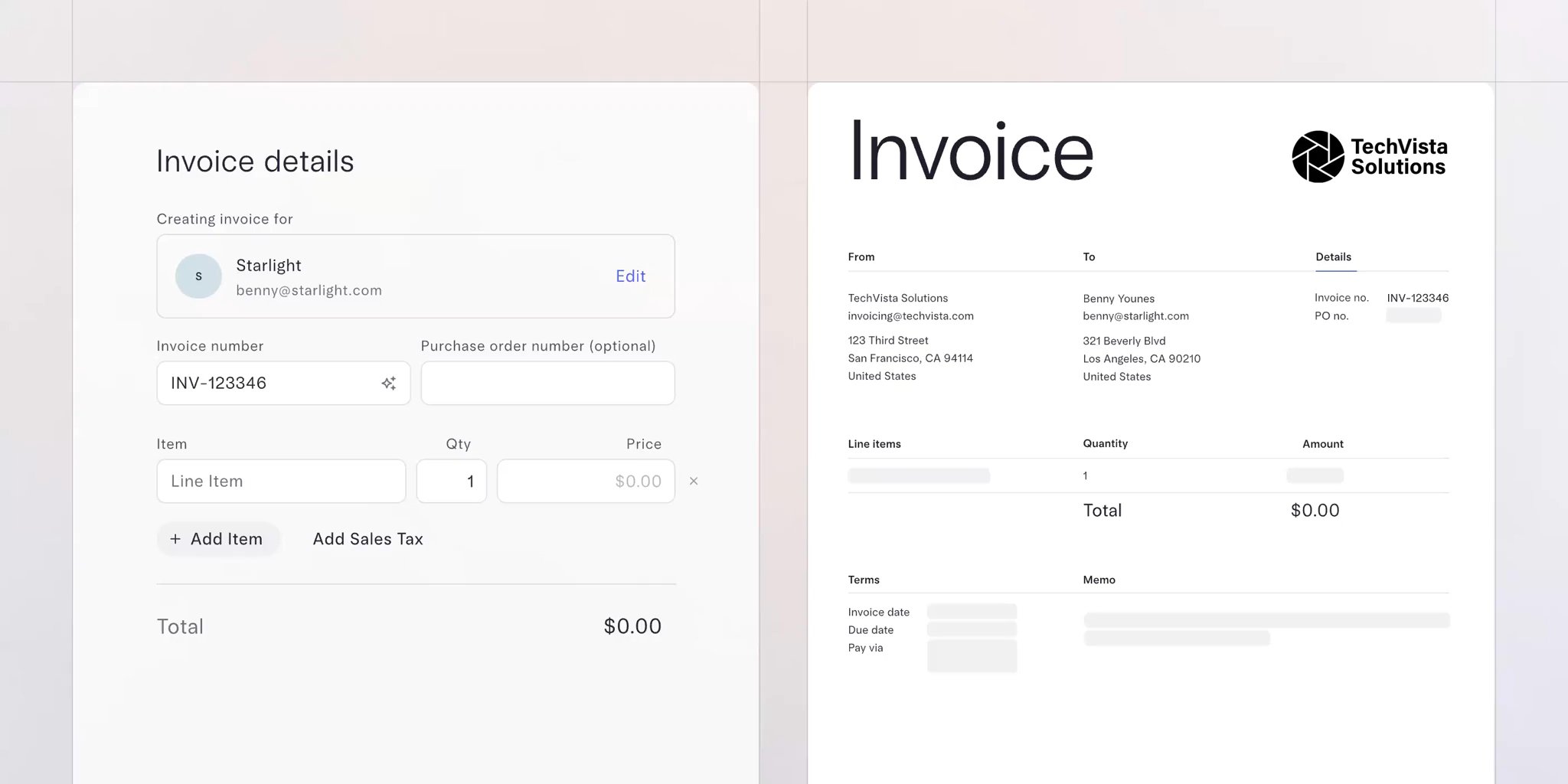 Invoicing by Mercury | Generate & Send Invoices Online